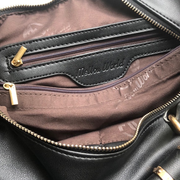 Mellow World | Bags | Mellow World Black Vegan Leather Purse | Poshmark